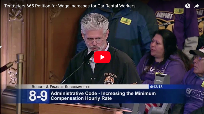 Teamsters 665 Petition for Wage Increases for Car Rental Workers ...